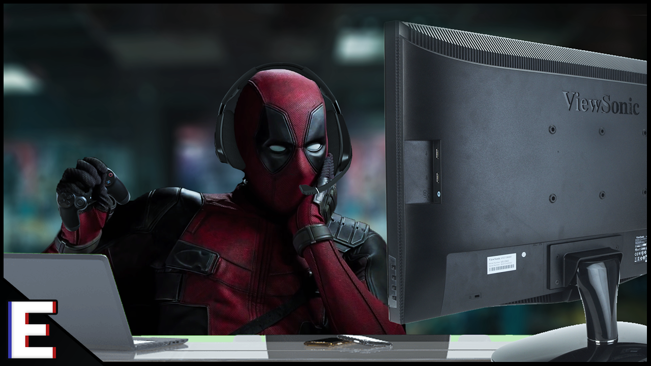 Deadpool é noobmaster69 em arte feita por fã