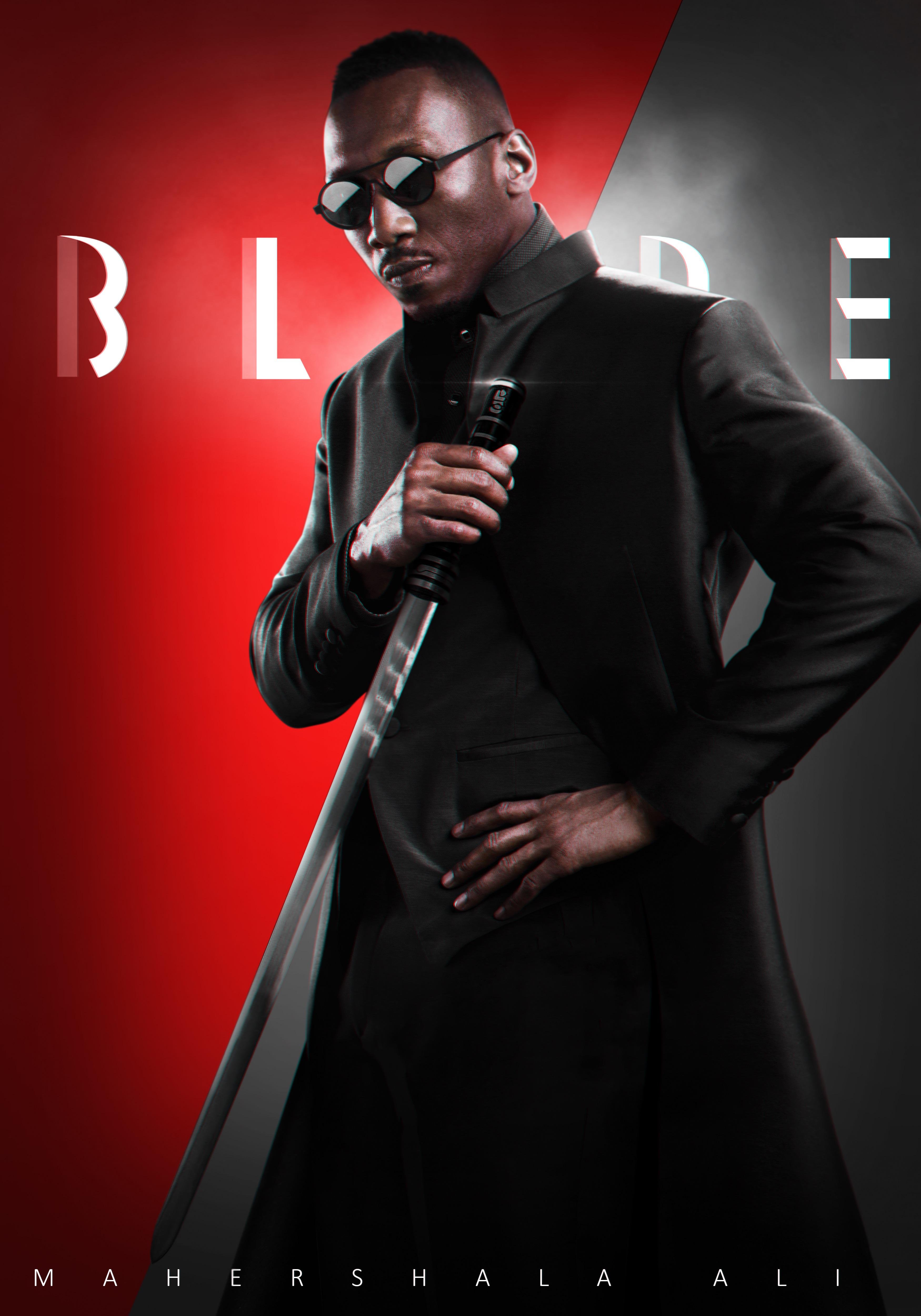 Mahershala Ali se torna Blade em pôster feito por fã - O Vício