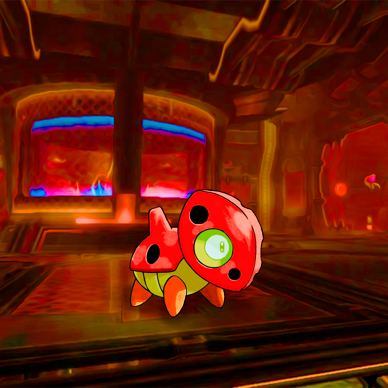 Este curioso fan-art de Aron combina Pokémon con Metroid - Nintenderos